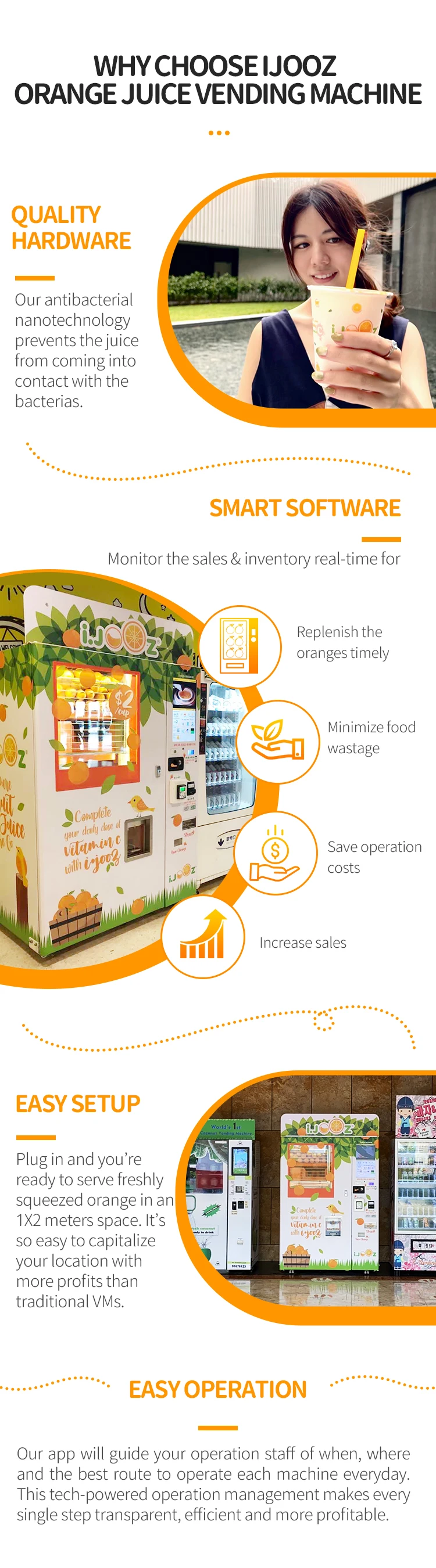 Ijooz Various Good Quality Freshly Squeezed Orange Juice Vending ...