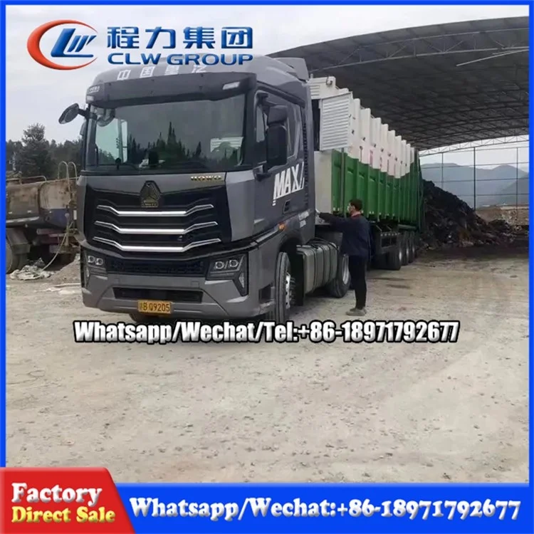 3 Axle Garbage Compressed Truck Manufacture 47cbm China Garbage ...