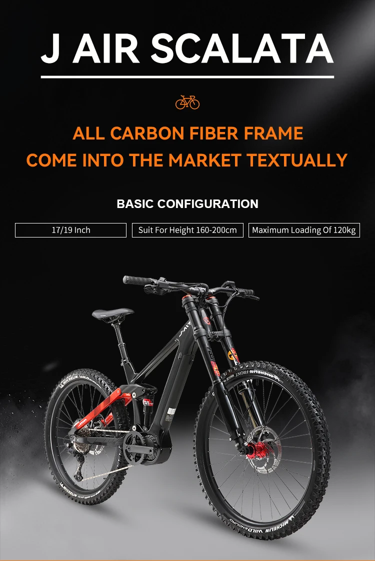 Java Scalata Electric Mountain Bike Double Shoulder Full Suspension 29 ...