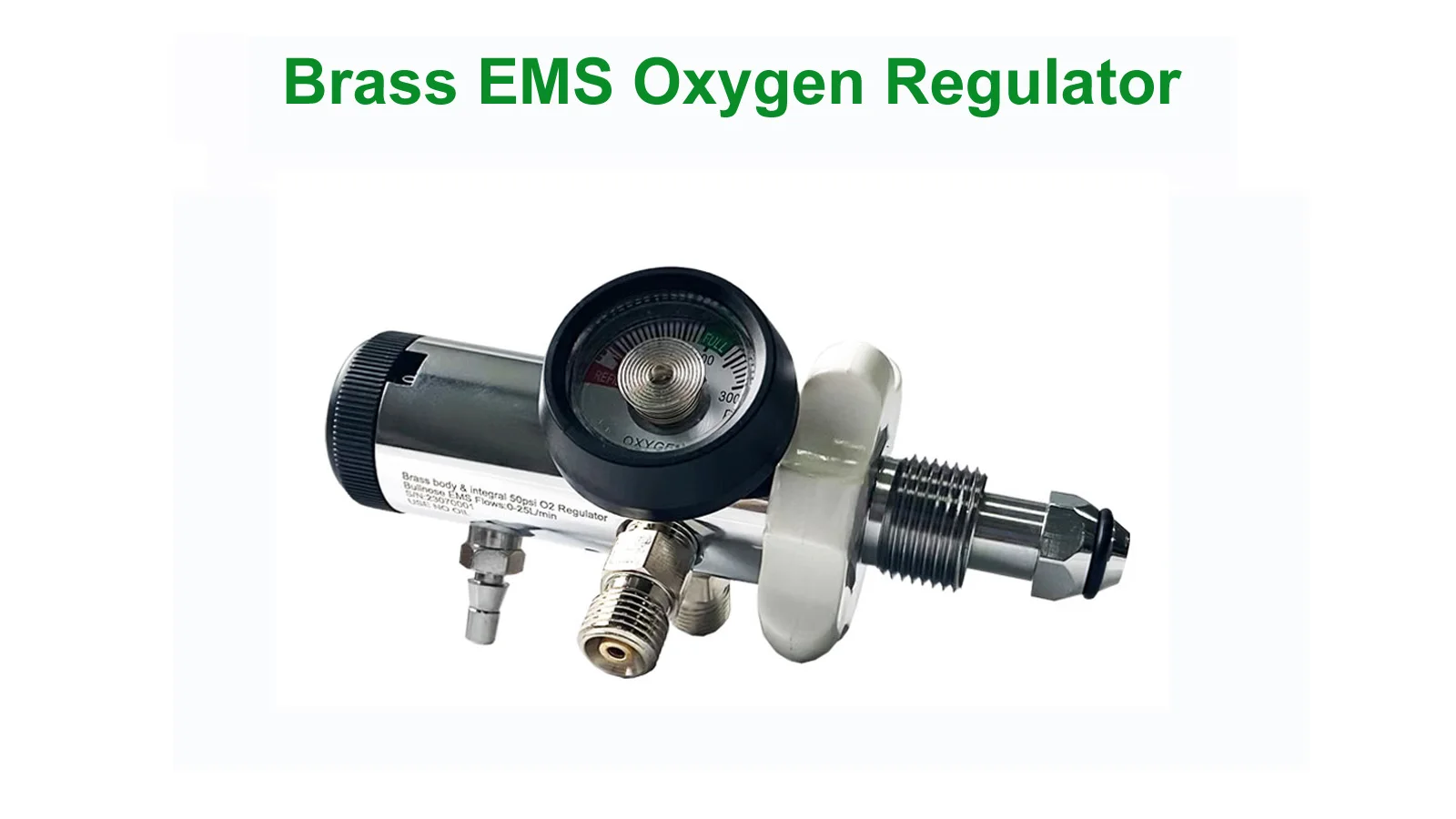 Bullnose Ems Medical Oxygen Pressure Regulators For Oxygen Therapy ...
