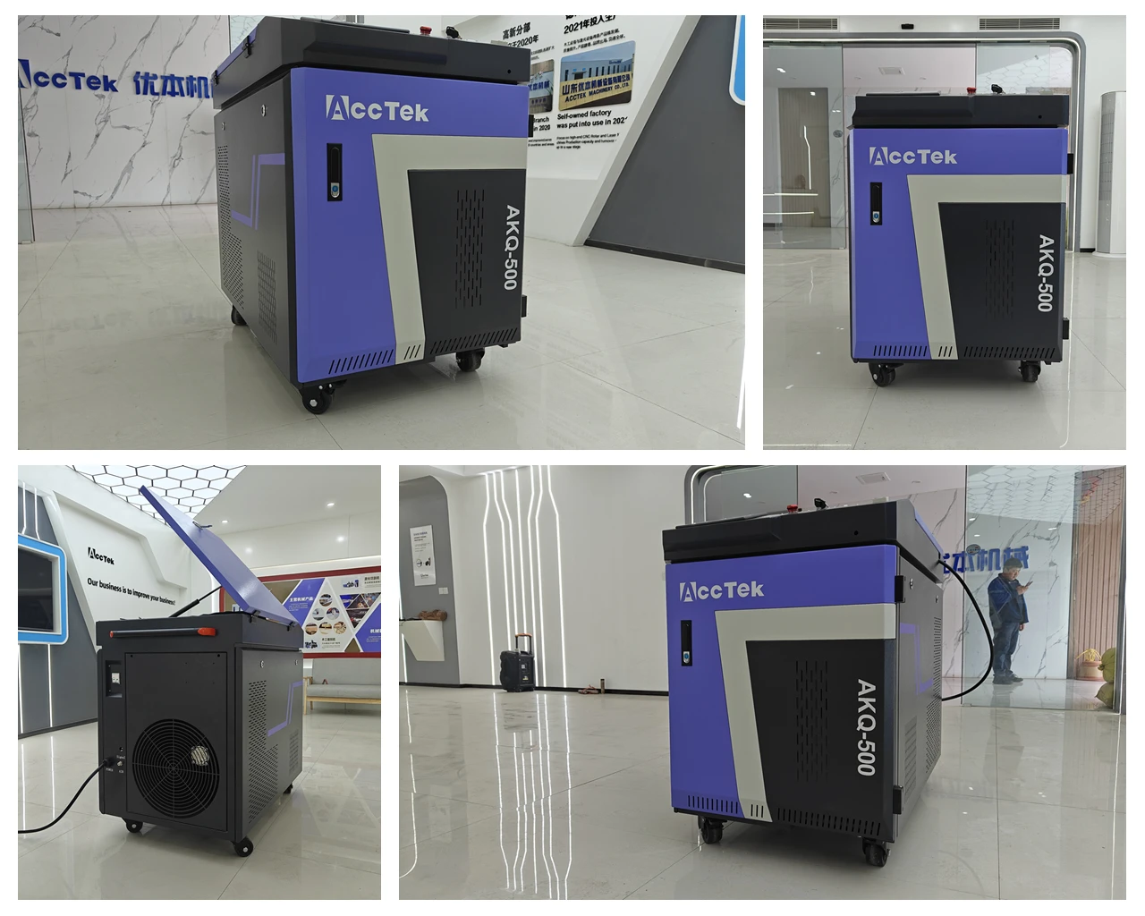 Portable 500W JPT Pulsed Laser Derusting Equipment ACCTEK for Safe Auto ...