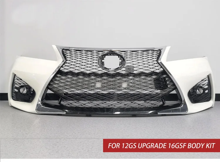 Auto Front Bumper Kit With Head Lamp For Lexus Gs 2012 Upgrace To Gsf ...