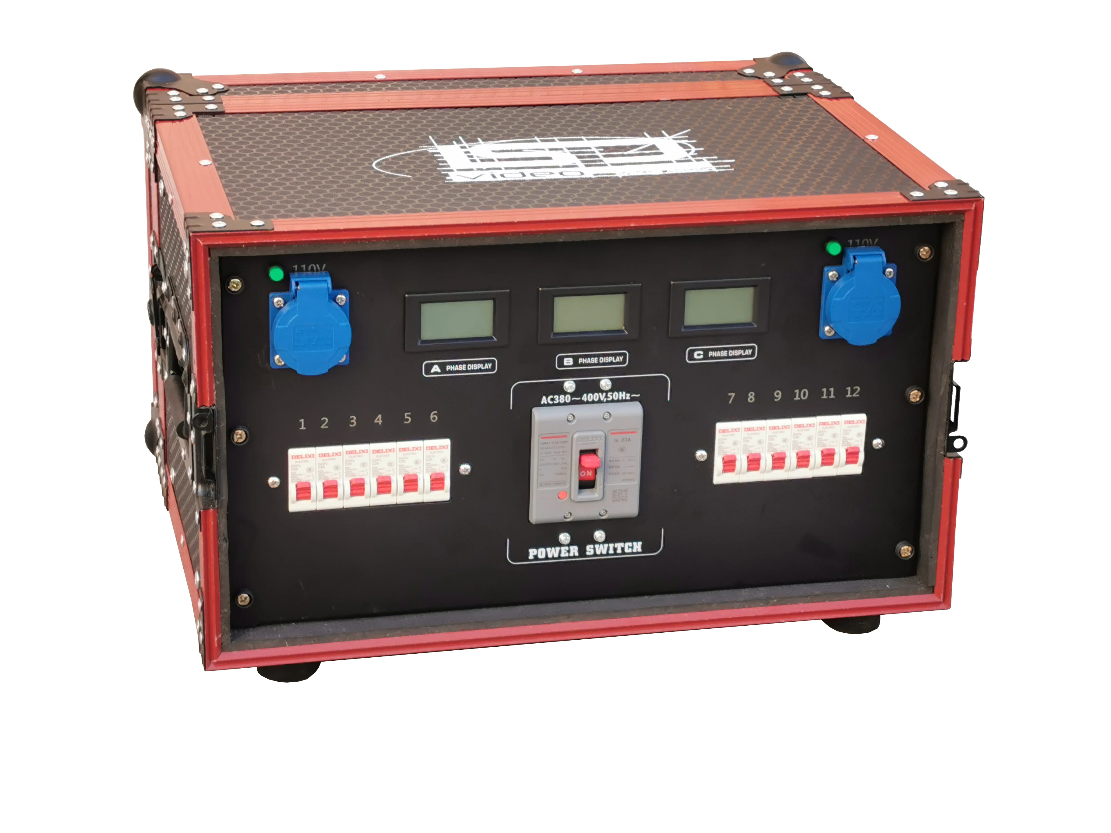 12CH Power Rack - Reliable 380V 3 Phase Distributor