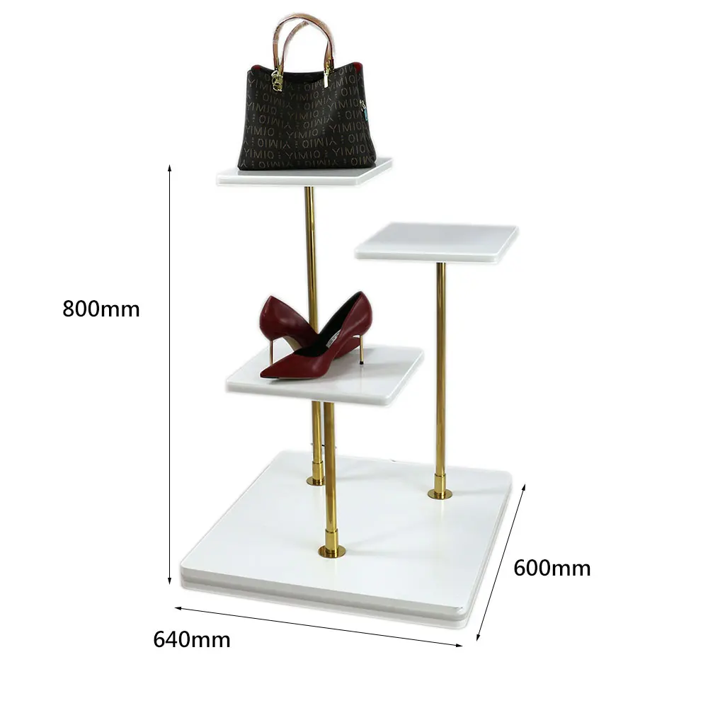 White LED Display Stand - Elevate Your Store's Appeal