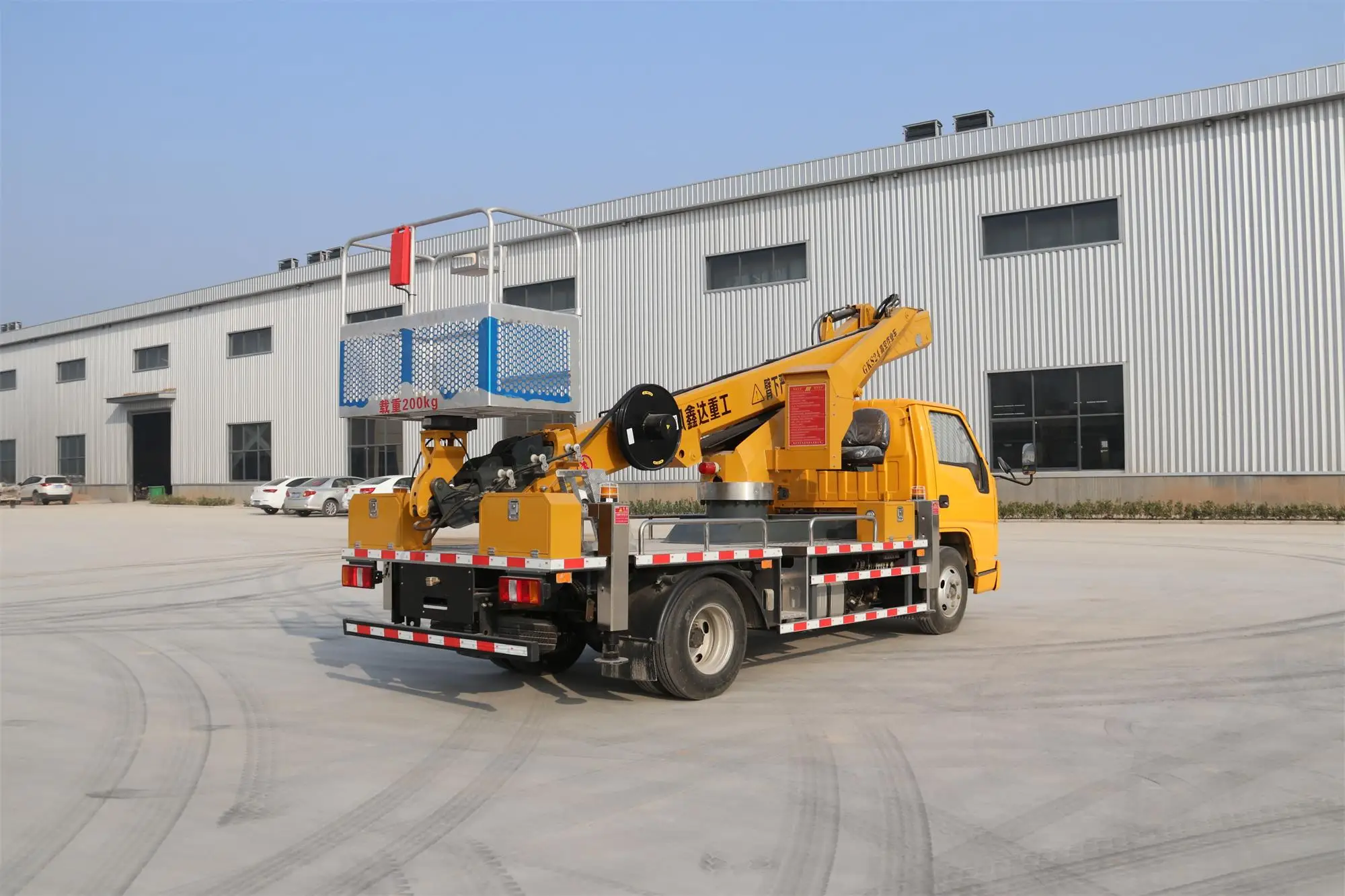 23m High-altitude Operation Fire Truck Bucket Truck Telescopic Aerial ...