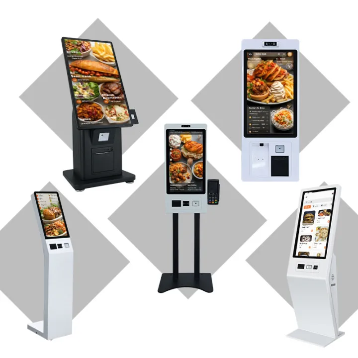 Self Service Kiosks 15.6 21.5 23.8 27 32 43 Inch Fast Food Restaurant ...