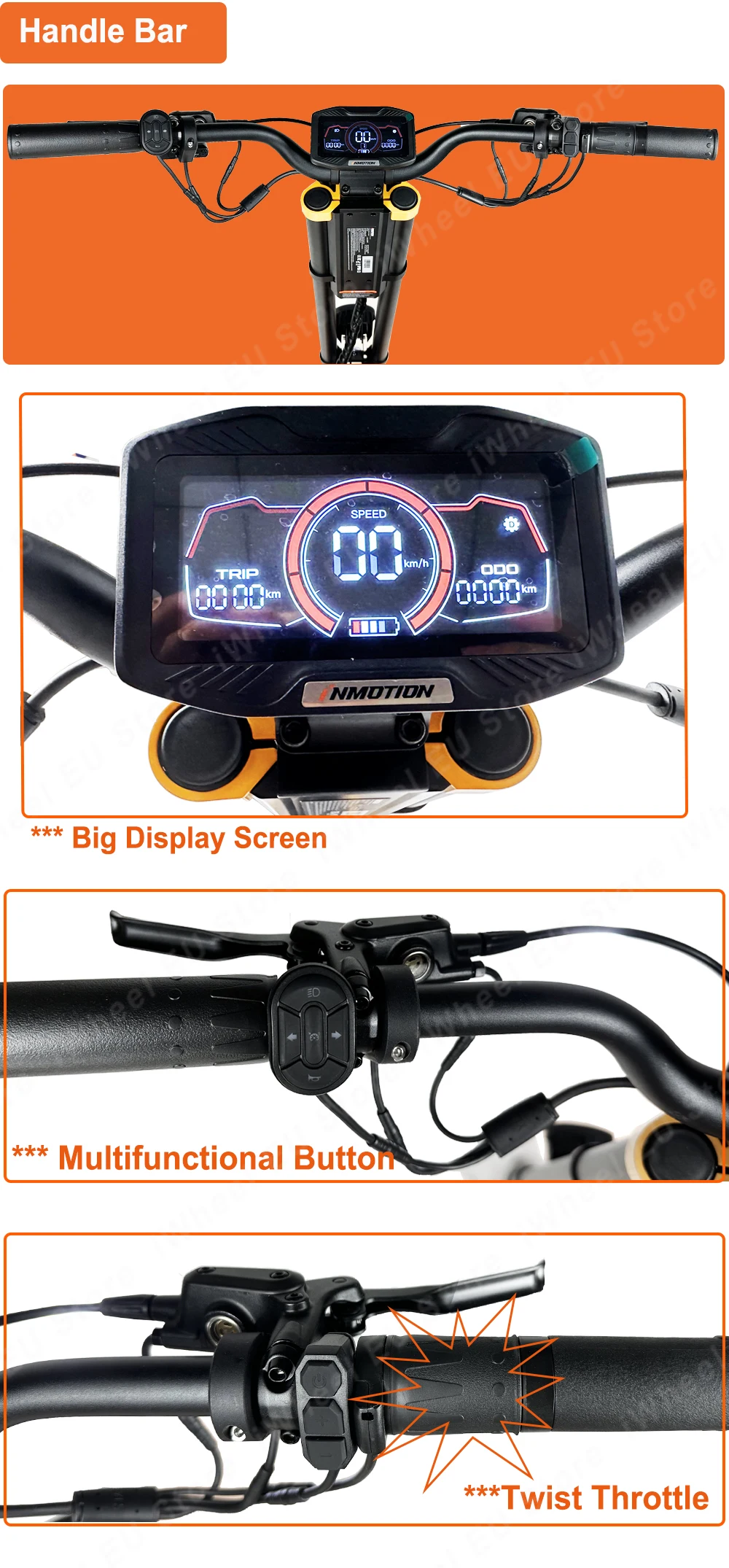 2025 Official Inmotion RS 72V 40Ah Adjustable Suspension Top 120Km/h ...