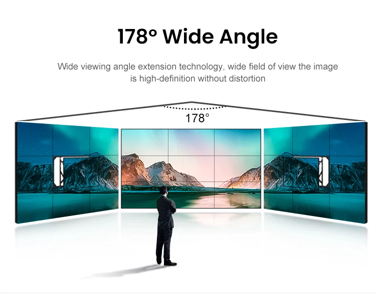 49 55 Inch 2x2 2x3 3x3 1.7mm Multi Screen Videowall Ultra Narrow Bezel ...