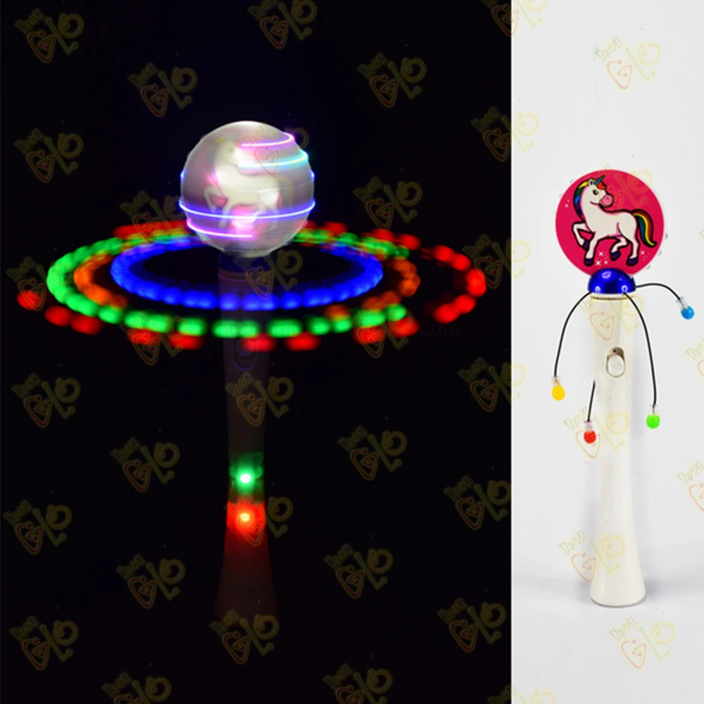 Custom Oem Magic Flashing Led Wand Kids Led Spinning Light Up Toys Wand ...