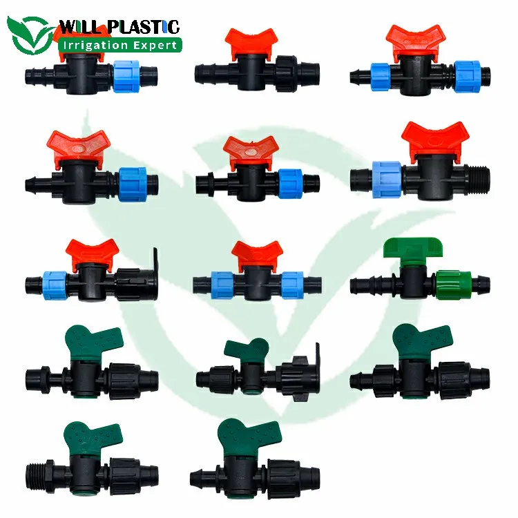 Plastic Drip Valve Tape Valve for Lay Flat Hose Dn 17 Irrigation Mini ...
