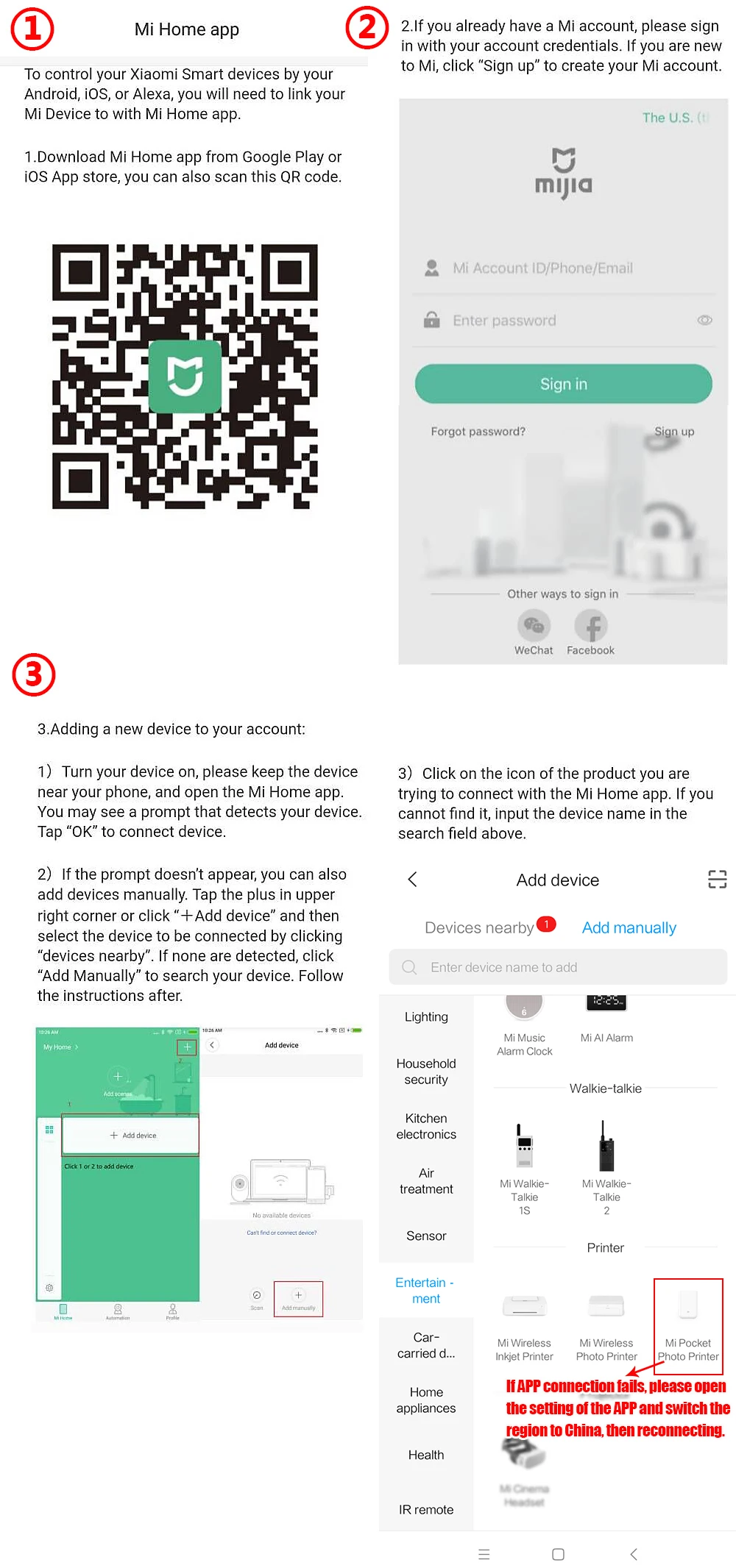 Xiaomi Mi Portable Photo Printer - Instant Color Printing