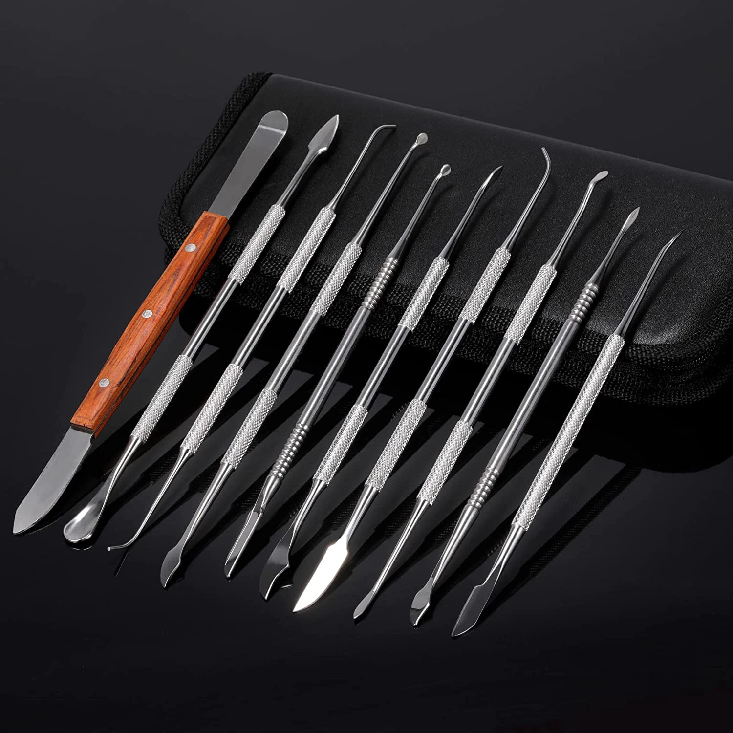 Wax Carving Tools Kit - 10PCS for DIY Pottery Sculpting