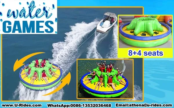 Customized Inflatable Floating Spinner Octopus Twister Boat Tube ...