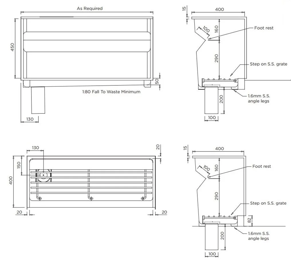 Wholesale Stainless Steel Muslim Wudu Ablution Station