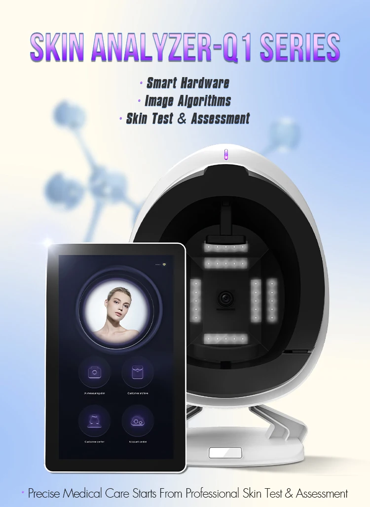 2024 Portable 3d Skin Analysis Machine Facial Uv Lcd Wifi Skin Lamp ...