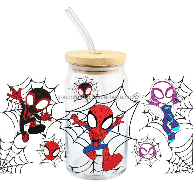 New Design Custom Anime Marvel Transfer Cup Wraps Avengers Captain Hulk ...