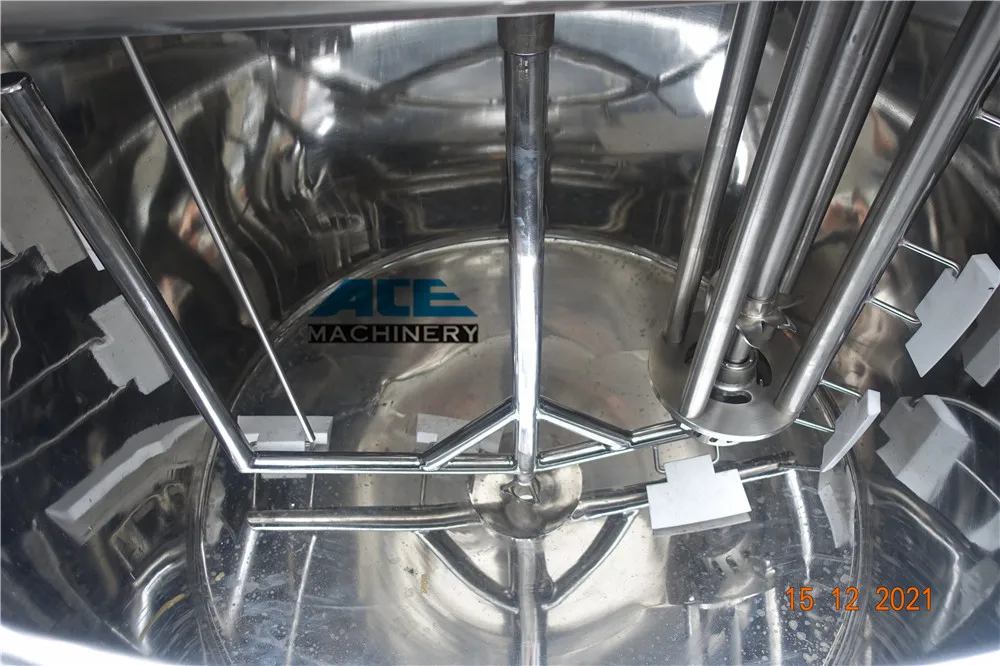 Food Cooker Steam/gas/electric Jacket Kettle with Agitator