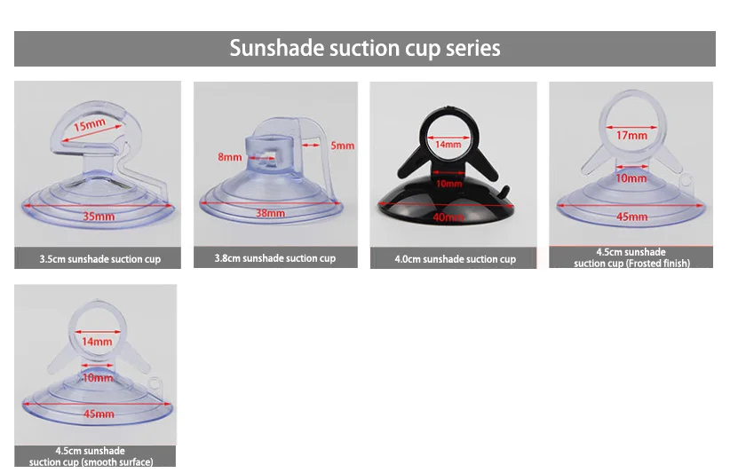 Deson SMC Transparent Silicone Rubber Vacuum Suction Cup Sucker ...