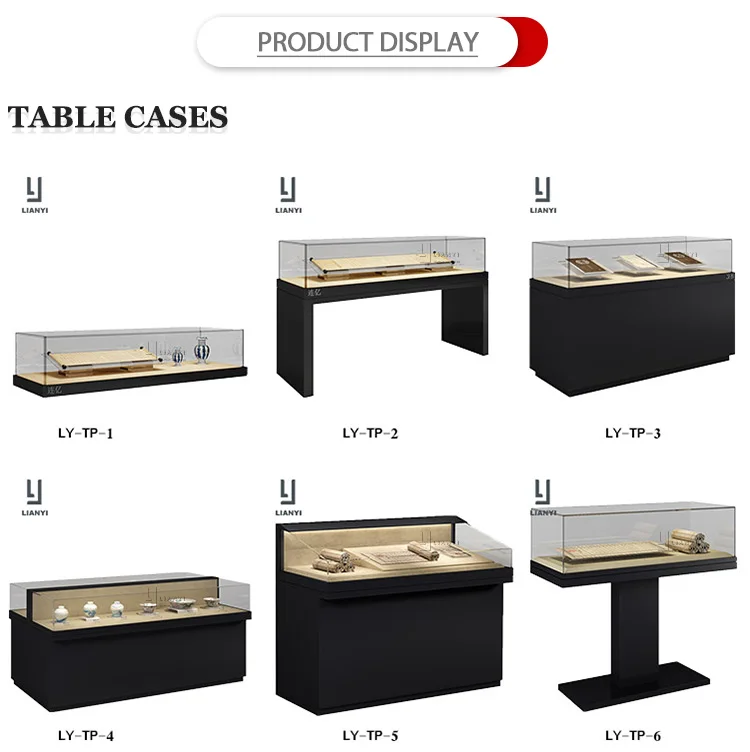 Wall Mounted Museum Showcase - Customizable Display Cabinet