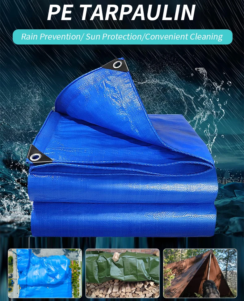 Hdpe Woven Fabric Tarpaulin Truck Cover Cargo Cover Outdoor Waterproof ...