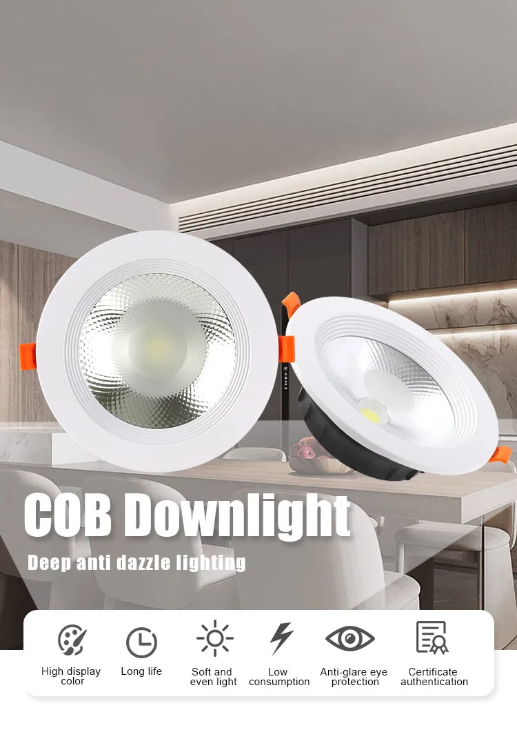 Cheap Round Housing 7w-30w Aluminum Quality Adjustable Led Home Office Downlight - Buy ...