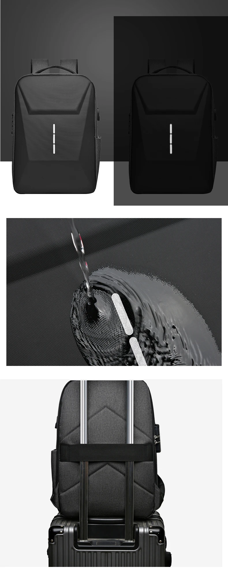 Hot Selling Anti Theft Eva Backpacks Hard Shell Design Travel Business ...