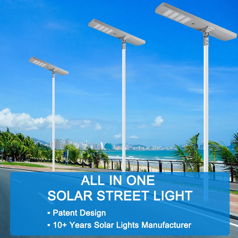Brightest Intelligent off Grid Street Light Post Solar 200 Watts Self ...