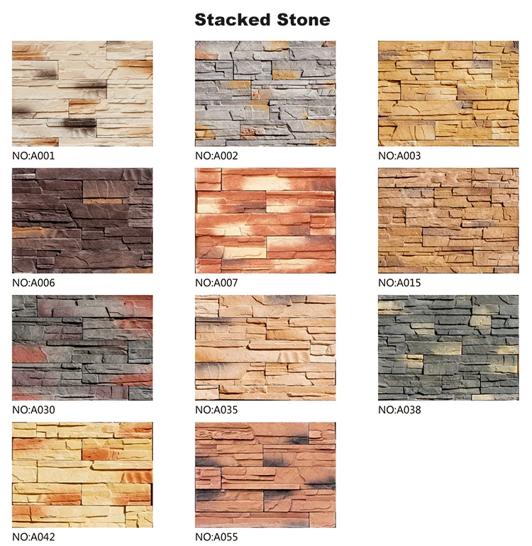 Artificial Stone Panels For Exterior Walls Lightweight Cement Mold ...