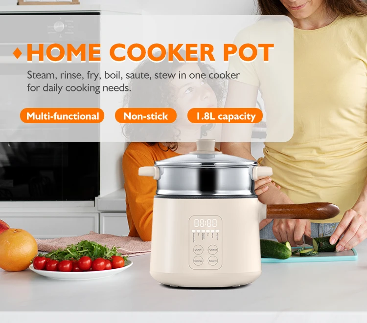 Small Home Appliance Electric Cooker Mini Multi-purpose Cooking Pot ...
