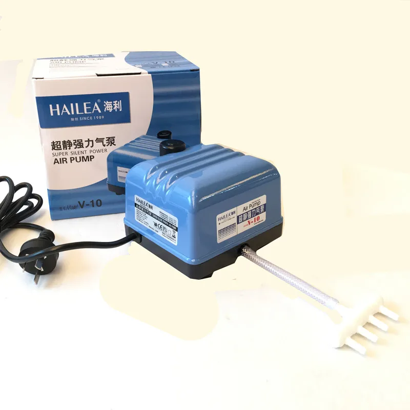 Hailea V10/v20/v30/v60 Fish Tank Oxygenation Air Pump Aquarium Fish Tank High Power Quiet ...