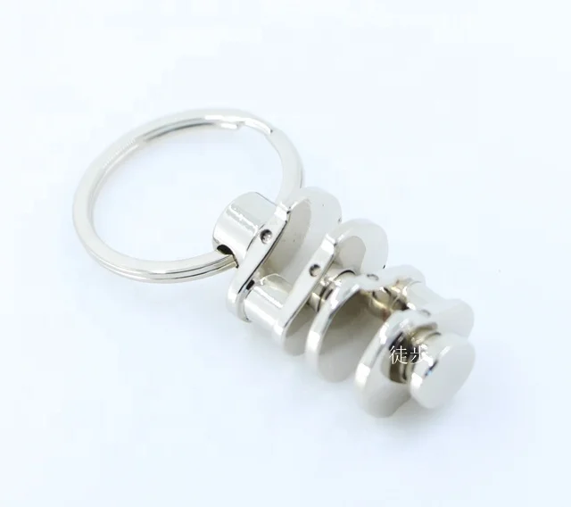 Turboost Rotatable Crankshaft Link Mechanism Keychain