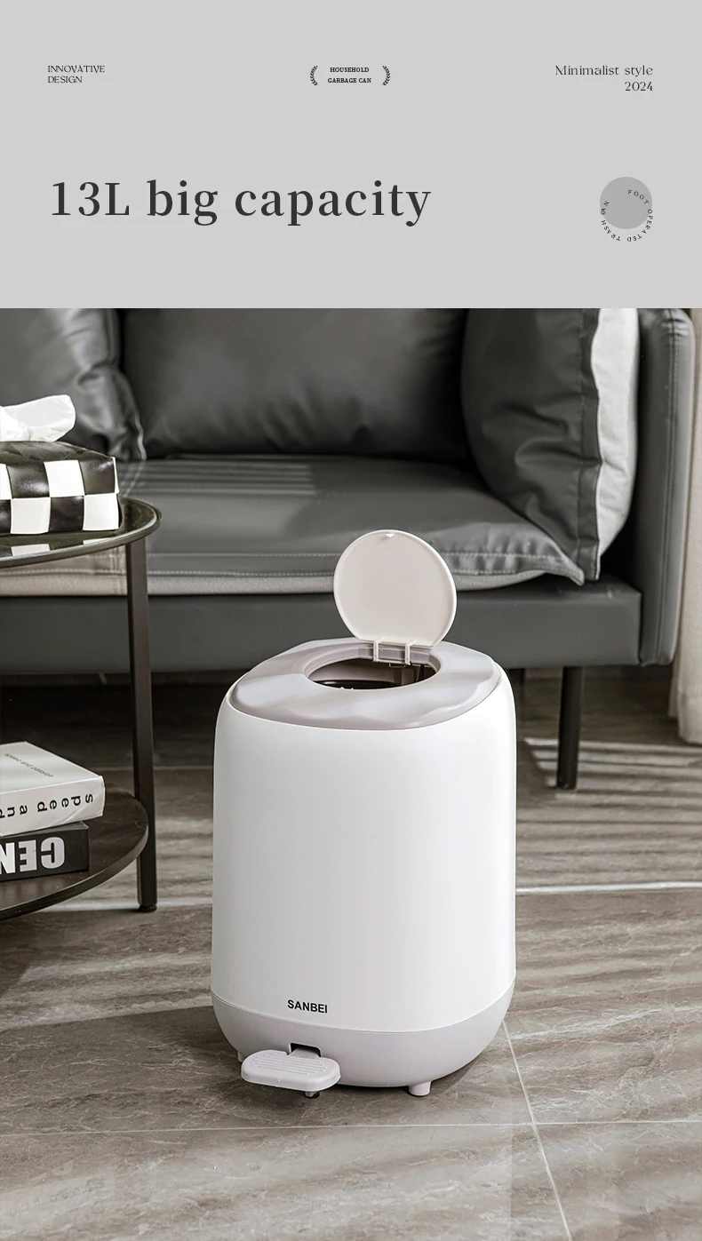 New Model Indoor 13liter foot pedal bin female hygiene bin foot pedal ...