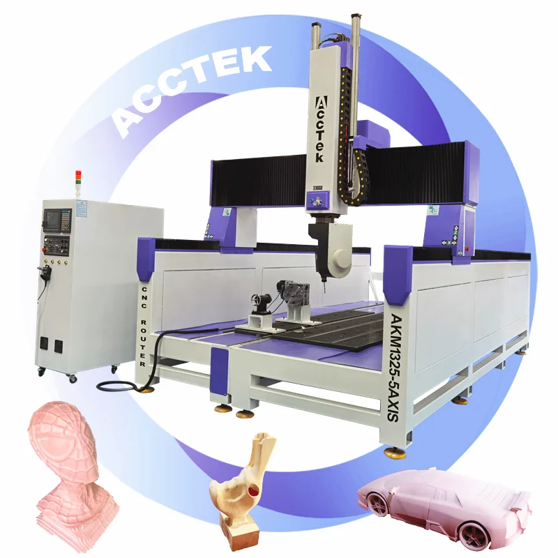 Foam Cnc Carver Machine 5 Axis Cnc Router 3d Statue Cnc Milling Router Machine - Buy Cnc Carver ...