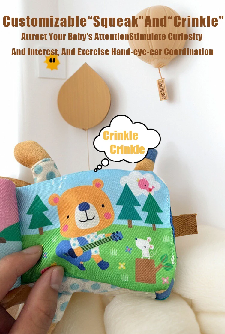 Custom Design Baby Soft Book Set Children Preschool Educational Toys ...