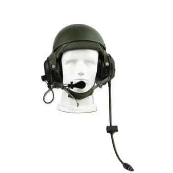 Military Tadiran Prc-624 Tactical Headset With Ballistic Helmets ...