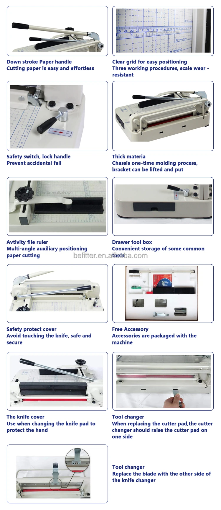 868-A3 Manual Cutting Machine for A3 Paper - Befitter