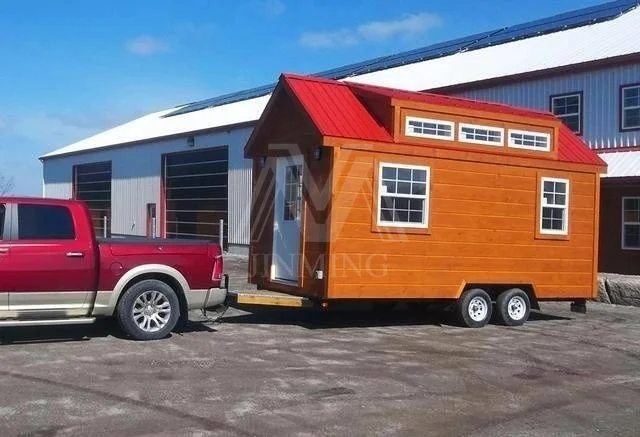 Low Cost Australian Movable Trailer Living Room Container House with Wheels