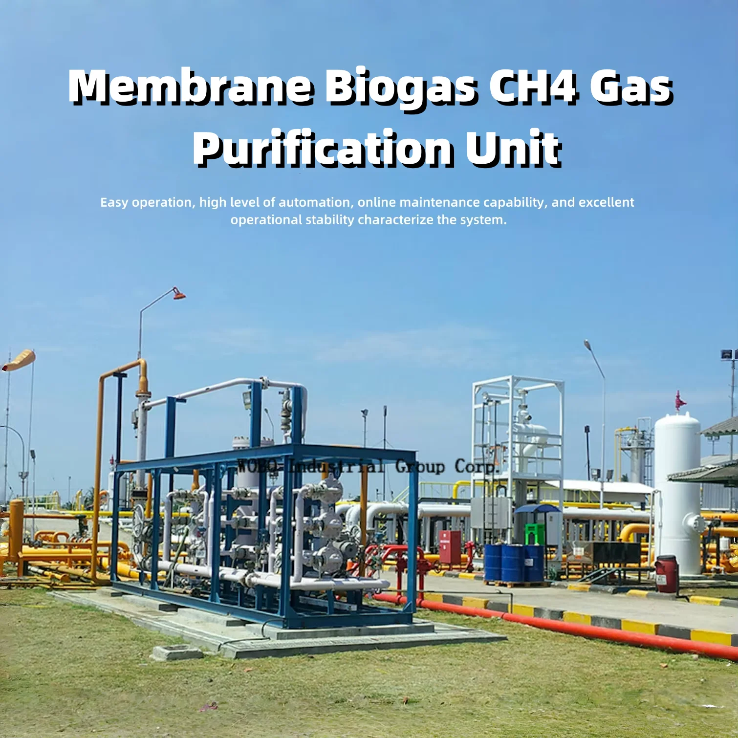 High Efficiency Methane Gas Generation System - 200kw