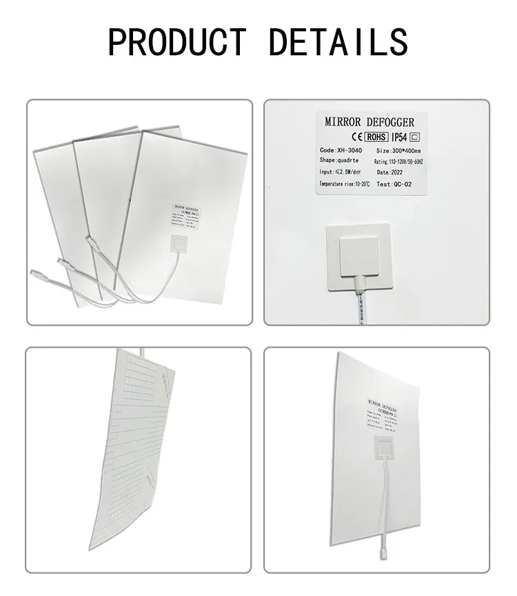 Hotel Pad For-mirror With-defogger Bagen Bathroom Touch Sensor Switch ...