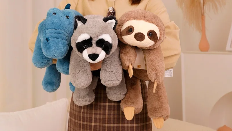 Raccoon Crocodile Fox Sloth Custom Plush Toy Animal Manufacturer ...
