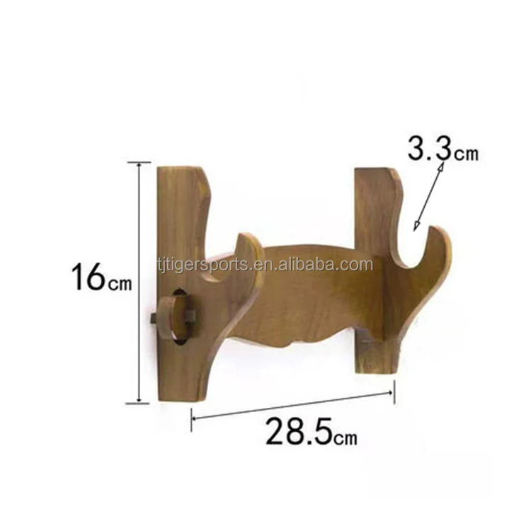 Wholesale Solid Natural Wood Stand for Medieval Sword Display