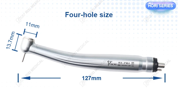 4-hole Handpiece Dental Single Water Sprays Oral Treatment Push Button ...