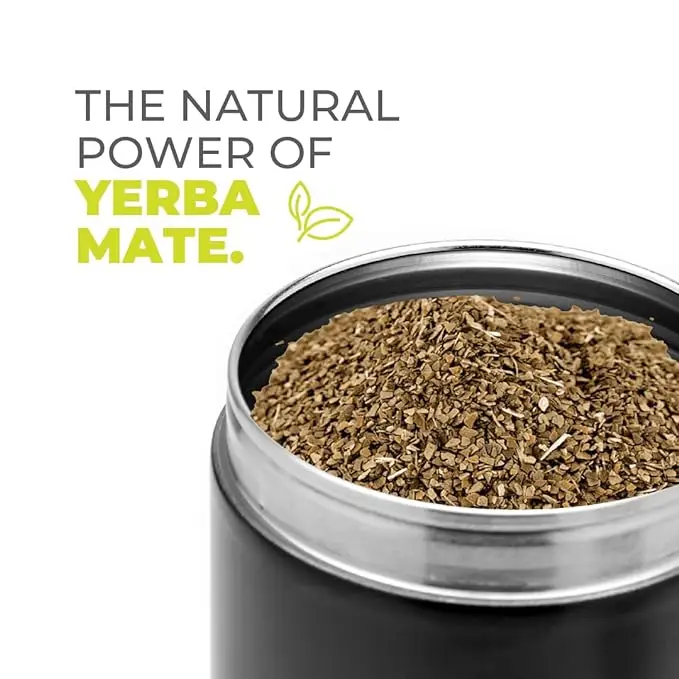 30oz Yerba Mate Container with Spout - Stainless Steel Container ...