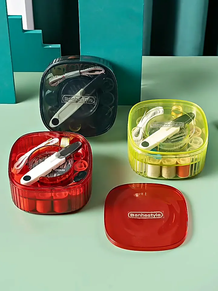 Portable Light Luxury Sewing Box 23 Piece Hand Sewing Home Sewing ...
