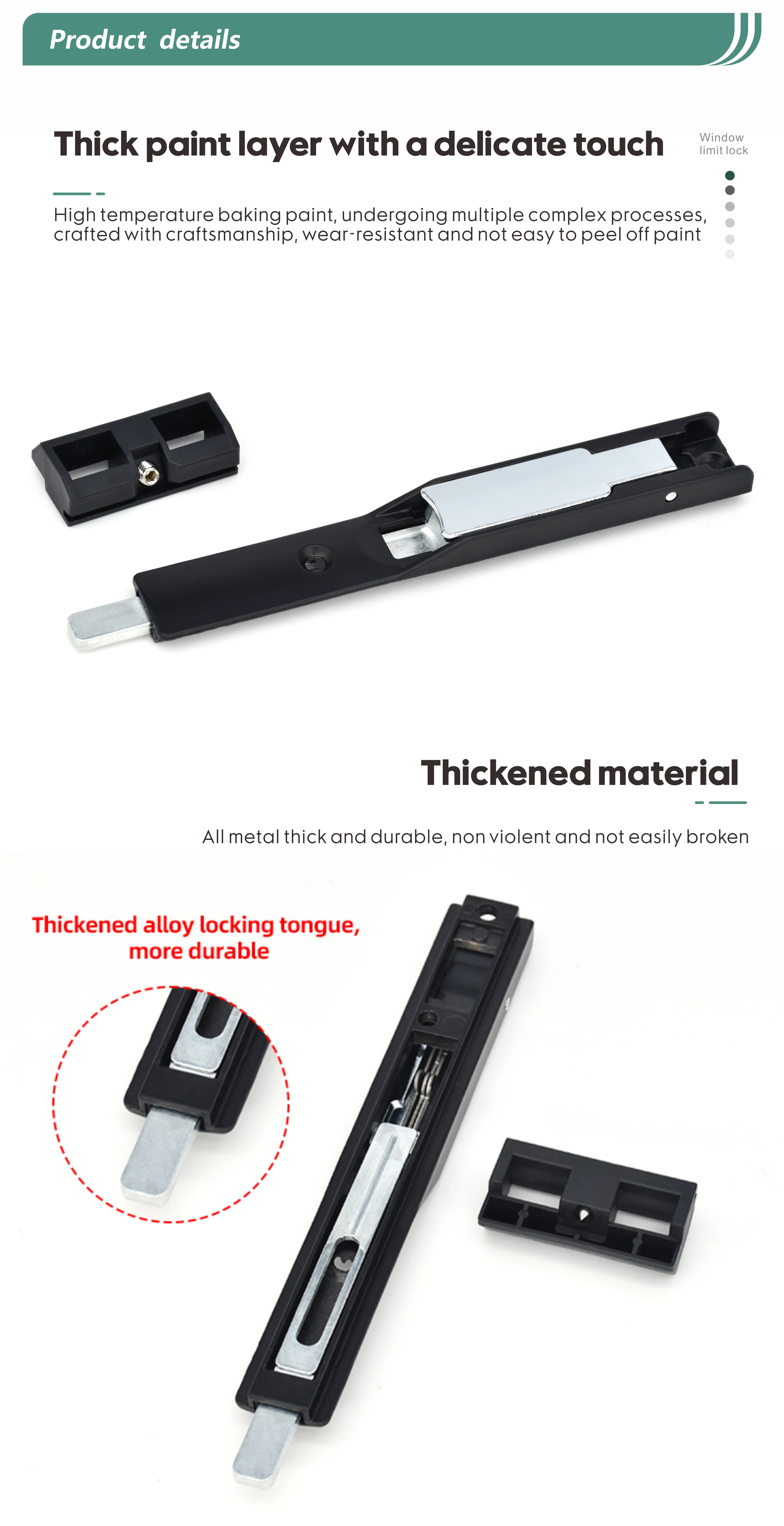 Handle Slide Door Lock With Flush Bolt Standard Tower Door Lock For ...