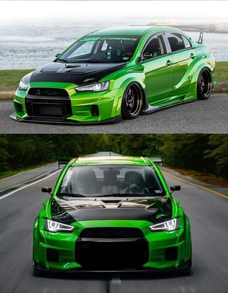 Factory Direct Mitsubishi Lancer Body Kit (2009-2017) - PP Material ...