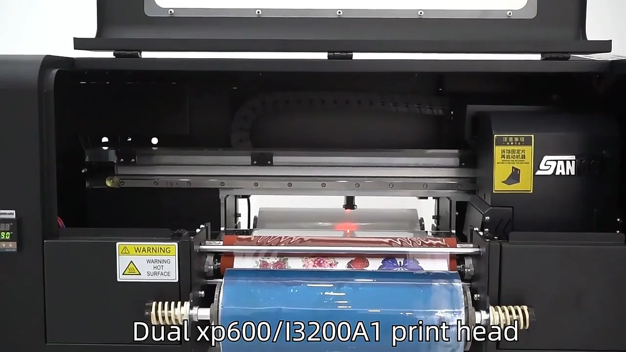 Uv Dtf Sticker Printer Roll To Roll Ab Film Glass Can Cup Wrap A3 Uv ...