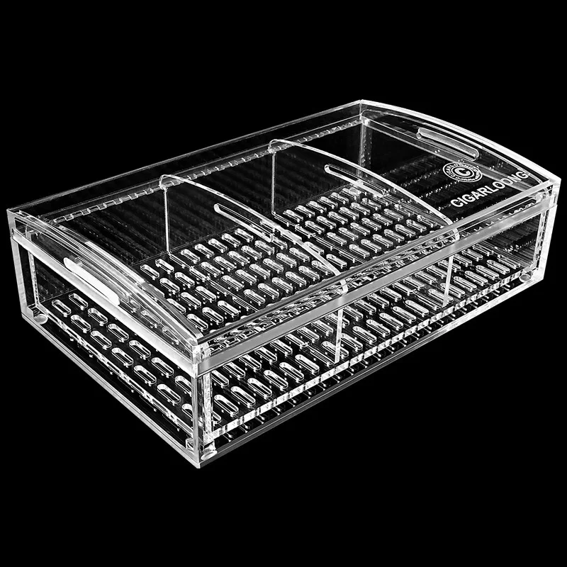Acrylic Professional Upkeep Cigar Box Painted Cigar Box Moisturizing ...