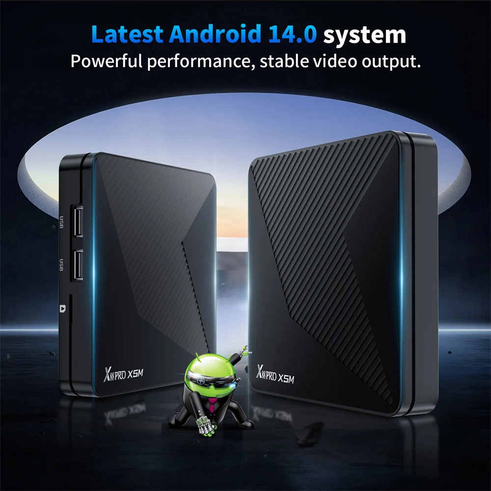2025 Hot AI-Powered Set Top Box X88PRO X5M Amlogic S905X5M Android 14 AI Tv Box| Alibaba.com