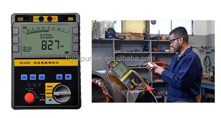 Insulation Tester 5kv/10kv Insulation Resistance Tester - Buy ...